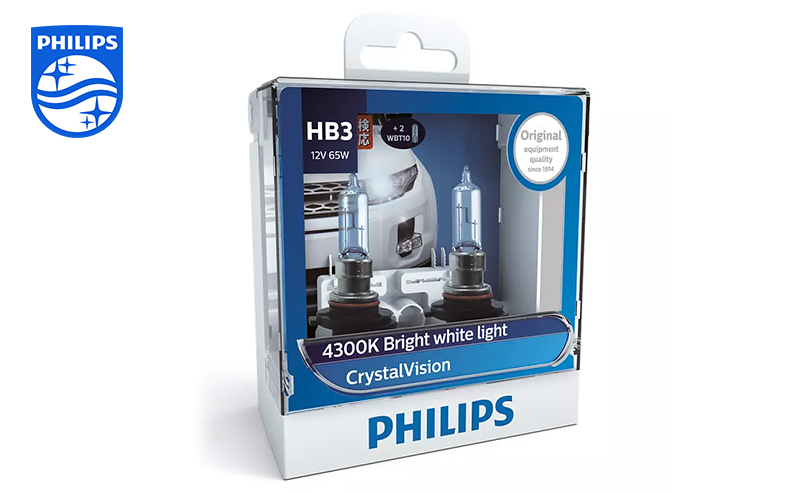 PHILIPS CrystalVision Headlight bulb HB3 12V 60W P20d 9005CVSM 867000119014